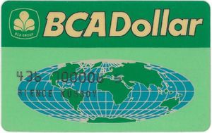 Bank Card: BCA Dollar (Bank Central Asia, IndonesiaCol:ID-GM-0009