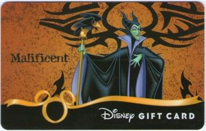 Gift Card: Malificent (Error) (Disneyland USA, United States of America ...