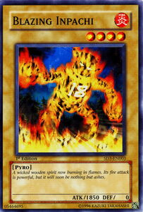 Game Card: Blazing Inpachi (Yu-Gi-Oh(Structure Deck: Blaze of ...