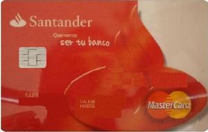 Bank Card: Santander (Banco de Santander, SpainCol:ES-MC-0039.02