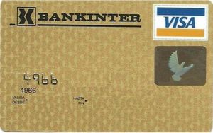 Bank Card: Bankinter (Bankinter, SpainCol:ES-VI-0253