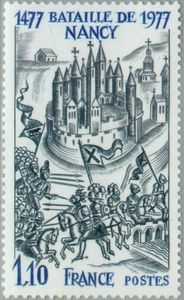 Stamp: Battle of Nancy - 1477 (FranceYt:FR 1943,Mi:FR 2038,Sn:FR 1552 ...