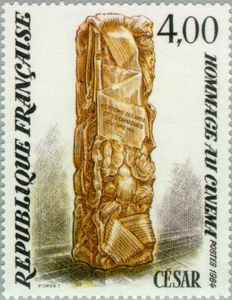 Stamp: Cesar - Tribute to Cinema (France(Famous Artist) Yt:FR 2299,Mi ...
