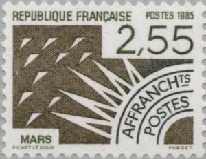 Stamp: March (France(The months of the year) Yt:FR PR188,Mi:FR 2481,Sn ...