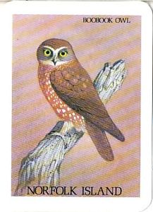 Pocket Calendar: Boobook Owl (Norfolk Island(Philately) Col:NI-1985 ...