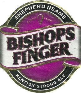 Drink Label: Bishops Finger Kentish Strong Ale (Shepherd Neame, United ...