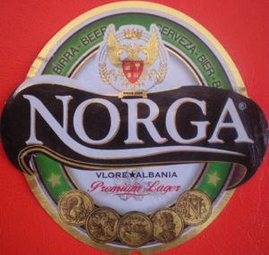 Drink Label: Norga Premium (Harbin, AlbaniaCol:AL-BEER-000021