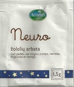 ถุงชา: Neuro žolelių arbata, fs 1,5 g, glossy (Acorus, ลิทัวเนีย ...