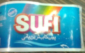 Drink Label: Sufi Finest Drinking Water (Sufi Finest Drinking Water ...