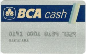 Bank Card: BCA cash (Bank Central Asia, IndonesiaCol:ID-GM-0011.01