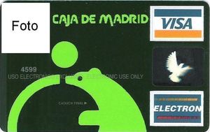 Bank Card: CAJA de MADRID (Caja de Madrid, SpainCol:ES-VE-0014.02