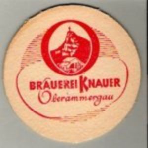 Beer Coaster: Brauerei Knauer (Brauerei Knauer, Germany, Federal ...