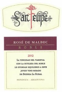 Drink Label: Rose de Malbec (La Rural Viñedos y Bodegas S.A. LTDA ...