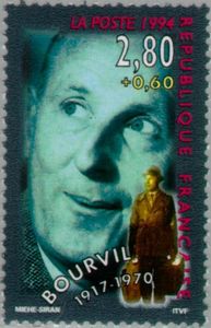 Stamp: Bourvil (1917-1970) (France(Actors) Yt:FR 2900,Mi:FR 3047,Sn:FR ...