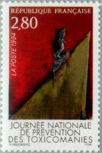 Sello: National Drug Addiction Prevention Day (FranciaYt:FR 2908,Mi:FR ...