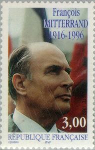Stamp: François Mitterrand (1916-1996) (France(Famous people) Yt:FR ...