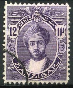 Stamp: Sultan Chalifa bin Harub (Zanzibar(Sultan Chalifa bin Harub and ...