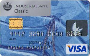 Bank Card: Visa Classic (Industrialbank, UkraineCol:UA-VI-0415