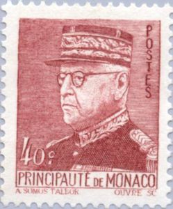 Stamp: Prince Louis II (1870-1949) (Monaco) (Prince Louis II) Mi:MC 257 ...