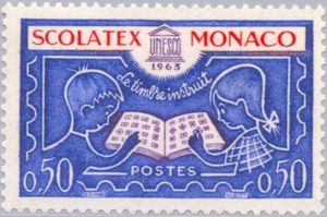 Stamp: National Stamp Exhibition SCOLATEX, Monte Carlo (MonacoMi:MC 741 ...