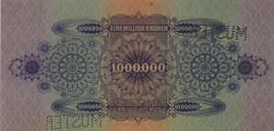Banknote: 1,000,000 Kronen (Austria) (1924 Issue) Wor:P-86