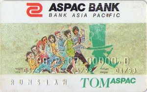 Bank Card: Tom Aspac (Aspac Bank, IndonesiaCol:ID-GM-0015
