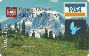 Tarjeta de Banco: ARGENTARIA Aire Libre (Argentaria, EspañaCol:ES-VI-0259