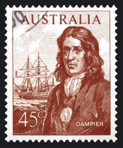 Stamp: William Dampier and "Roebuck" from s/s (Australia(Australia 99 ...