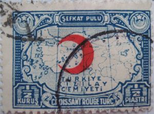 Stamp: Red Crescent (Türkiye (Turkey)(Red Crescent) Mi:TR Z43II,Sn:TR ...