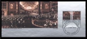 Stamp: Opening of the First Federal Parliament (Australia(Centenary of ...
