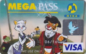Tarjeta de Banco: Mega Pass Visa Unembossed (Bank Mega, IndonesiaCol:ID ...