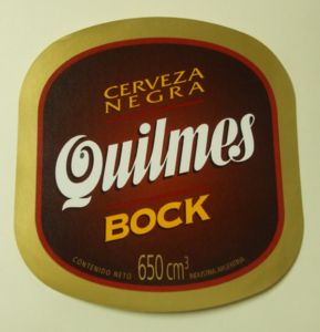 Drink Label: Quilmes Bock (Cervecería y Maltería Quilmes S.A.I.C.A. y G ...