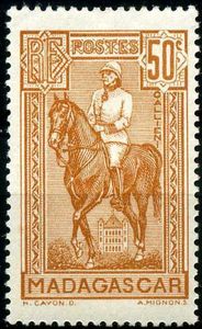 Stamp: General Joseph-Simon Gallieni (Madagascar(J.S. Gallieni (1849 ...