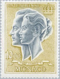 Stamp: Prince Rainier III and Princess Grace Patricia (Monaco(Prince ...