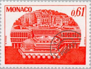 Stamp: Convention center, Monte Carlo (Monaco(Convention center) Mi:MC ...