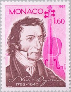 Stamp: Niccolò Paganini (1782-1840) (Monaco(Important artists) Mi:MC ...