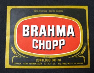 Drink Label: Brahma Chopp (Cia Brahma do Brasil, BrazilCol:BR-BEER-000010