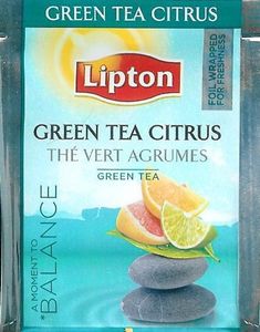 Tea Bag: Green Tea Citrus/Thé Vert Agrumes, Green Tea, 8866476 (Lipton ...