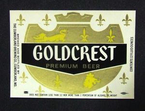 Drink Label: Goldcrest Premium Beer (The Cumberland Brewing Co, United ...