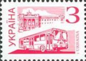 Stamp: Z - Bus (Ukraine(Definitive issue (4th series)) Mi:UA 158IV,Sn ...