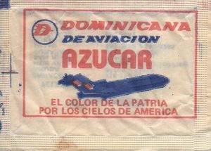 Sugar Packet: Airlines - Dominicana de Aviacion (Dominican Republic ...