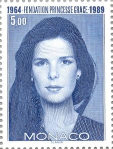 Stamp: Princess Caroline (*1957) (Monaco(25 years Princess Grace Foundation) Mi:MC 1937,Sn:MC ...