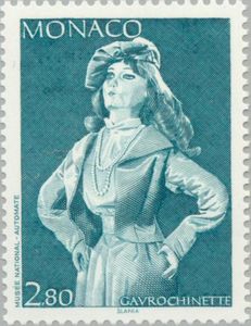 Stamp: Young Parisian (Monaco(Vending machines of the 19th century from ...