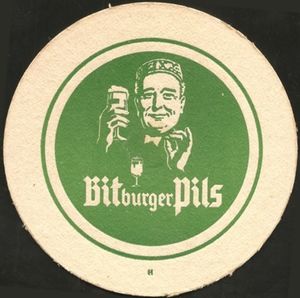 Beer Coaster: Bitburger (Bitburger Brauerei, Germany, Federal ...