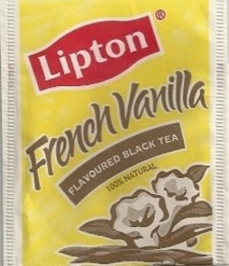 Tea Bag: French Vanilla Flavoured Black Tea 100% Natural (Lipton ...
