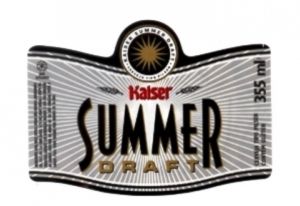 Etiqueta de Bebida: Kaiser Summer Draft (Cervejarias Kaiser do Brasil ...