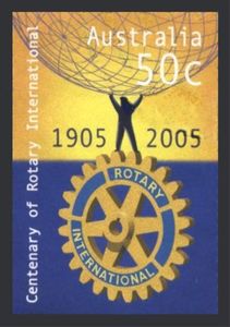 Stamp: Centenary of Rotary International (Australia(Centenary of Rotary International) Mi:AU ...