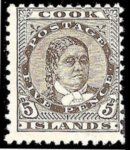 Stamp: Queen Makea Takau (1839-1911) (Cook Islands(Queen Makea Takau ...