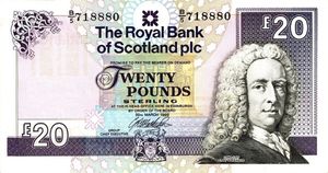 Banknote: 20 Pounds Sterling (Scotland) (1988-2017 Issue Royal Bank of ...