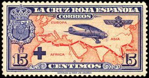 Stamp: Spanish Red Cross (Spain(Red Cross (1926)) Mi:ES 314,Sn:ES B14 ...